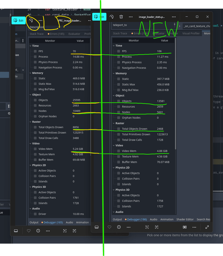 Smarter Card Rendering in Godot: 2.6x FPS Boost!